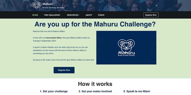 New Mahuru Māori Website! – Brendon Moses dot com